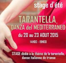 Stage d'été tarentelle avec Sudanzare et Anna Dego | Italieaparis.net